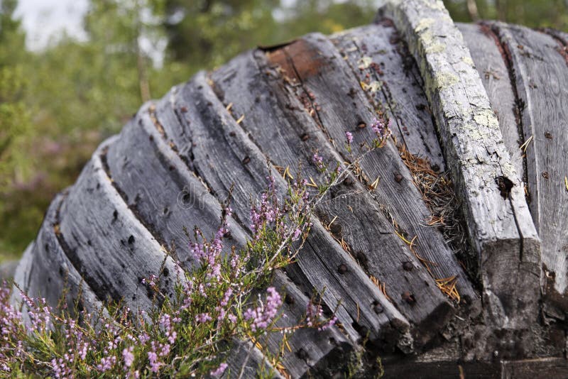Olb Boat backside stock image. Image of forgotten, sweden - 26644591