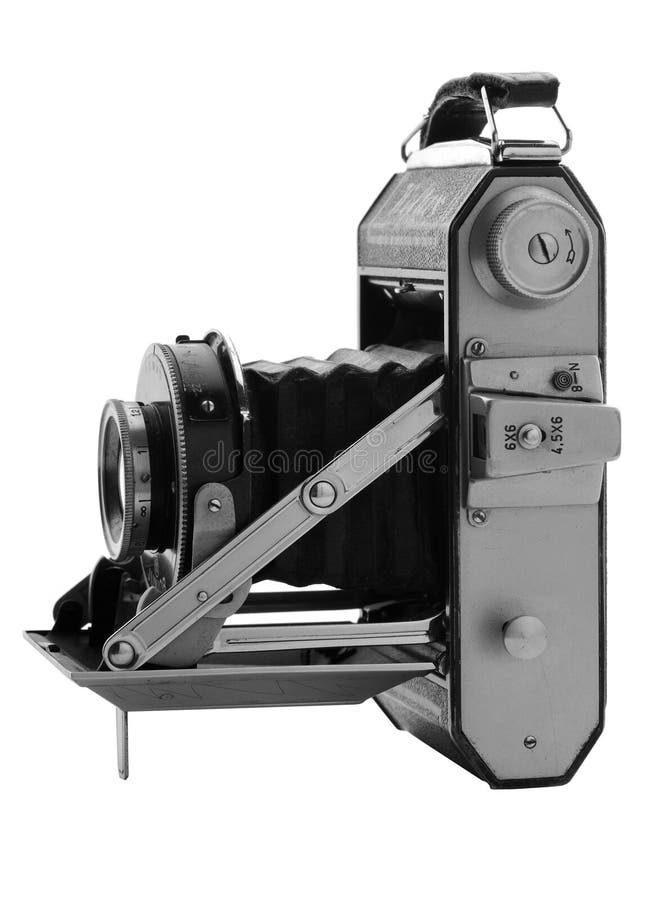 Old 6x9 Camera Isolated Picture. Image: 4314850