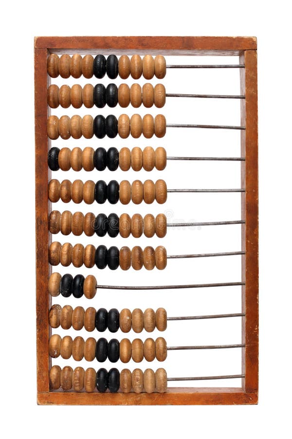 Old abacus stock photo. Image of obsolete, multiplication - 4256648