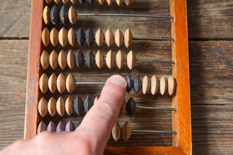 Vintage abacus stock image. Image of antique, abac, vintage - 12641171