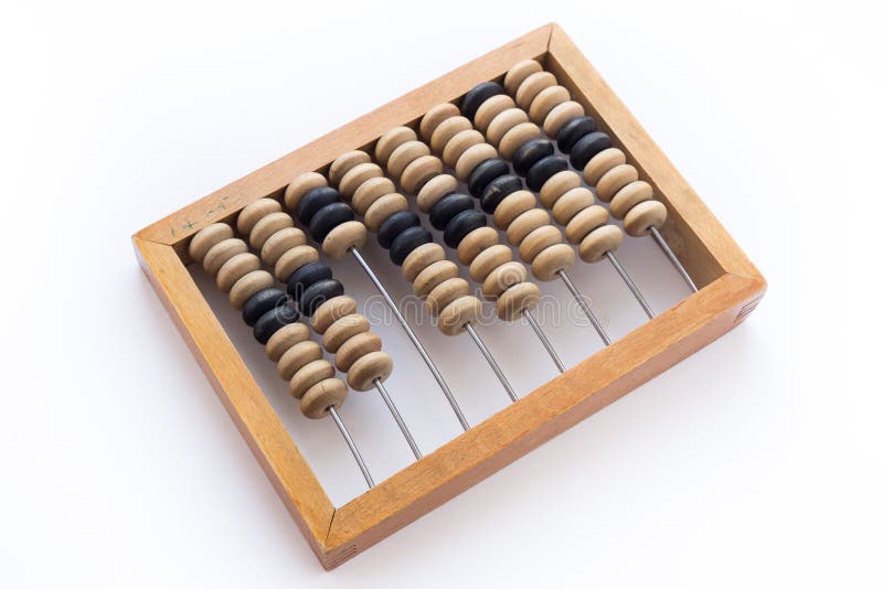 Old abacus stock photo. Image of closeup, mathematics - 58943248