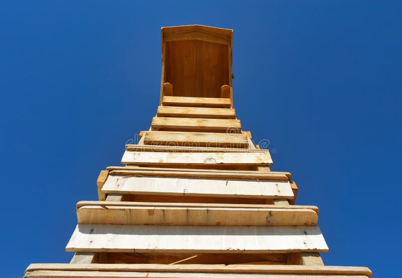 Old Abandoned Lifeguard Tower Stock Image - Image of nature, autumnal ...