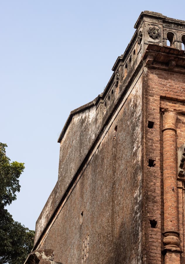 Ancient Old Abandoned Brick Structural Building Stock Photo - Image of concrete, history: 266312718