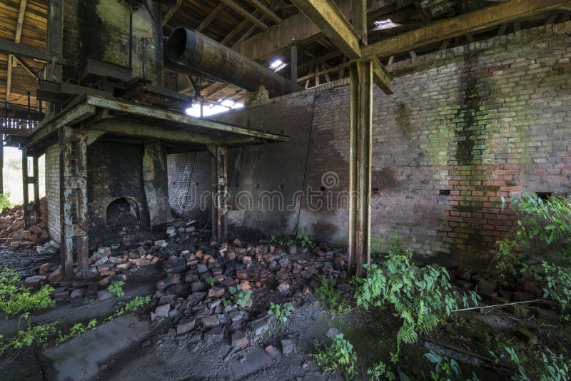 Old, Abandoned Brickyard in Poland, Pomerania Area Stock Image - Image ...