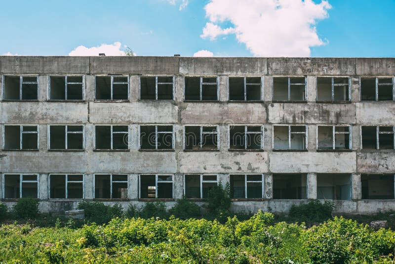 Abandoned Building Exterior Could Scarborough's Derelict Sun Bathing