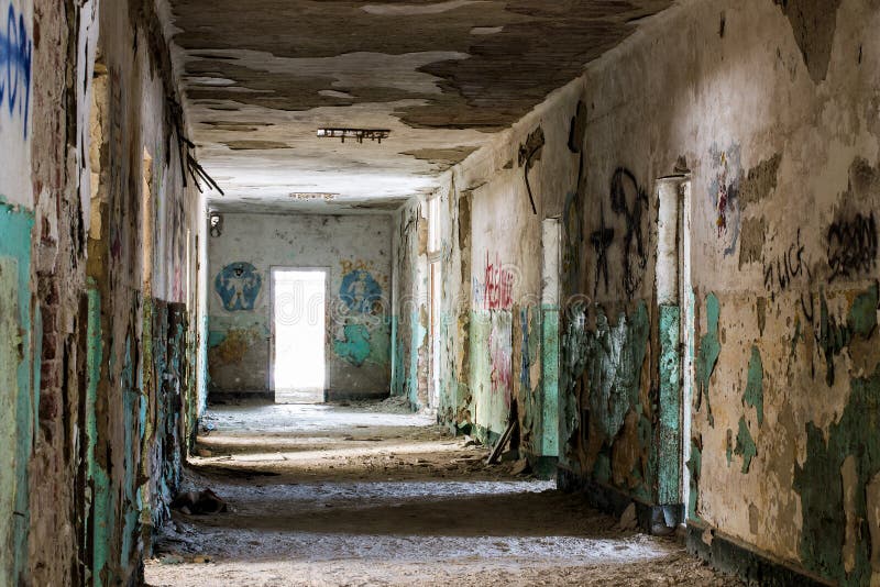 Old Abandoned Building Interior Stock Image - Image of pollution ...