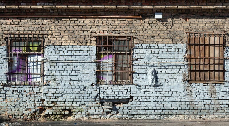 Old Abandoned Building Wall Texture Stock Image - Image of exterior ...