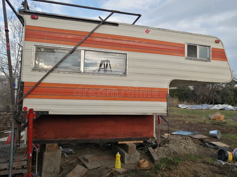 Abandoned Camper stock image. Image of freedom, europe - 25524129