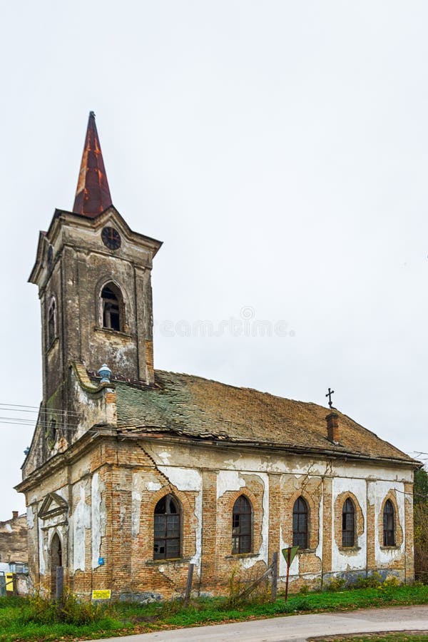 The Abandoned Catholic Church Stock Photo - Image of religion, arch ...