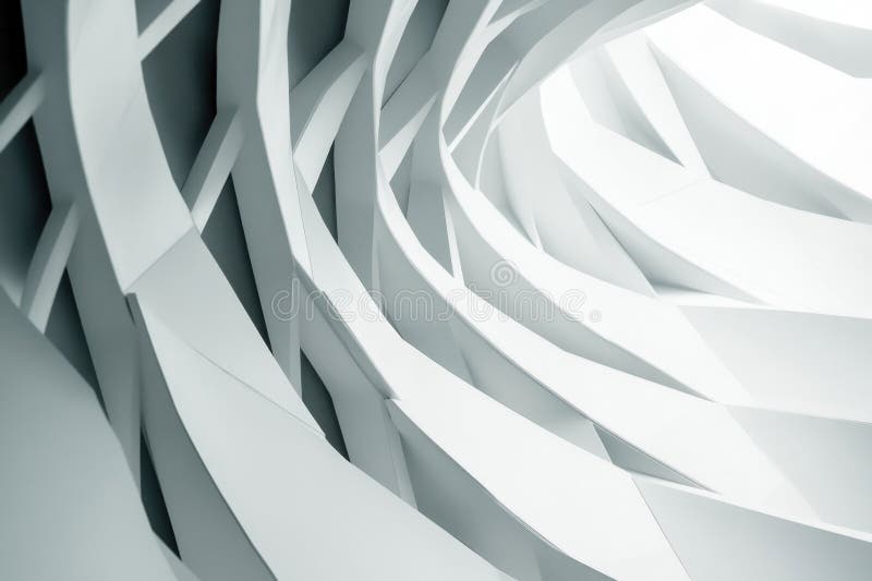 Old, Abandoned Circular Structure on a Field or Hill Stock Illustration ...