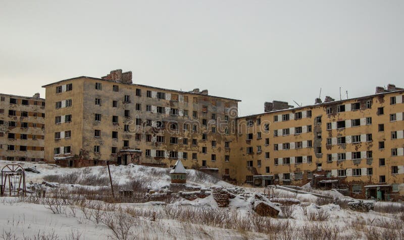 Old abandoned city stock photo. Image of town, ruins - 235979624