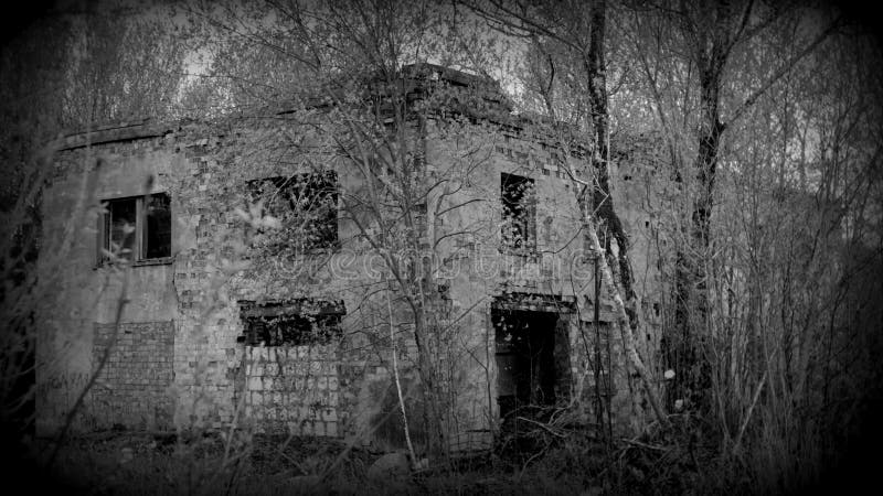 An Old Abandoned Desolated Building Stock Image - Image of architecture ...