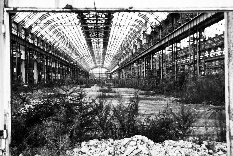 Old Abandoned Factory in Milan Stock Image - Image of italy, outdoors ...