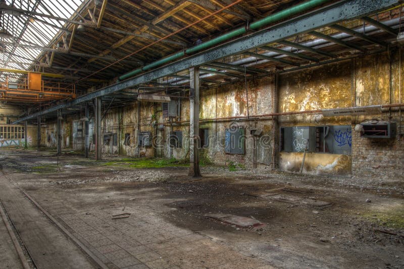 Old abandoned hall stock image. Image of abandon, light - 37570989