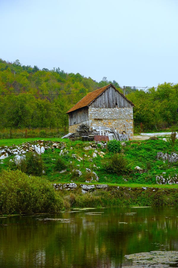 Old Abandoned House in Beautiful Nature Environment Stock Photo - Image ...