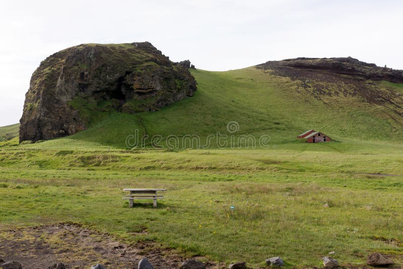 Old Abandoned House in Front of the Mountain Range Stock Image - Image ...