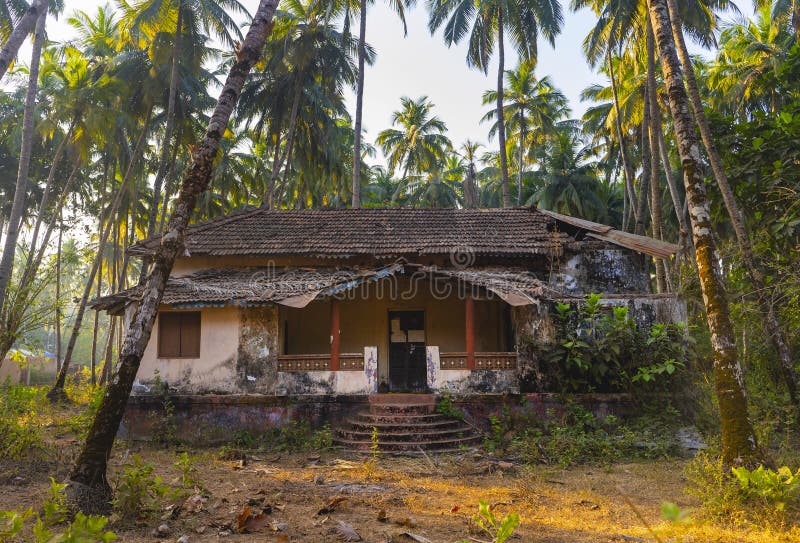 Old Abandoned House in Jungle of Goa, India Stock Photo - Image of ...