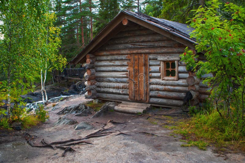 Old abandoned hut stock image. Image of natural, obsolete - 164432765
