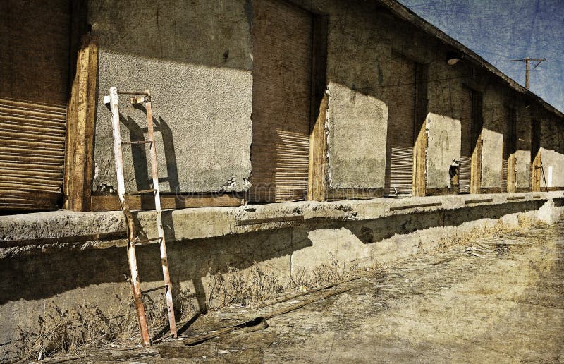 Old Abandoned Loading Docks Stock Image - Image of fall, exterior: 16770391