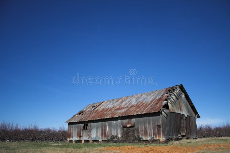Old Abandoned Metal Barn stock photo. Image of country - 1849740