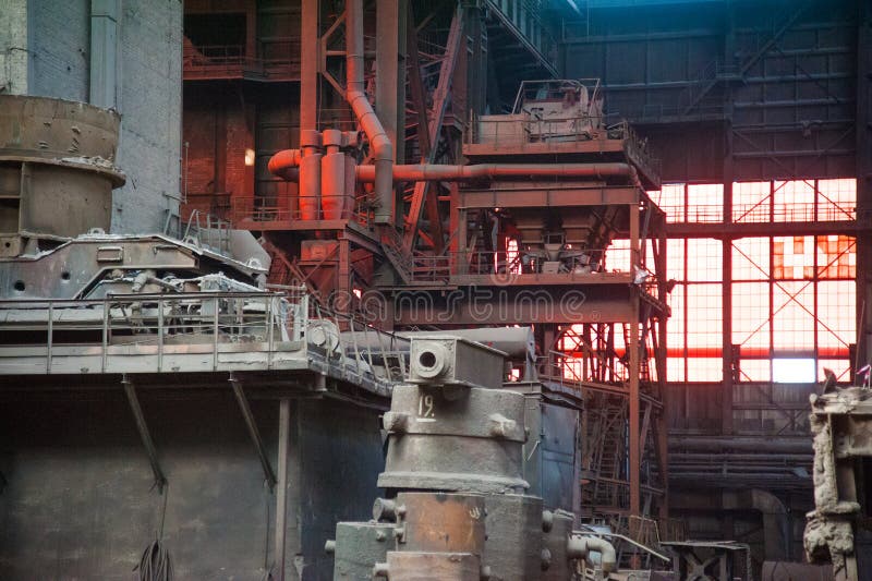 Old Abandoned Metallurgical Plant Stock Photo - Image of heavy ...