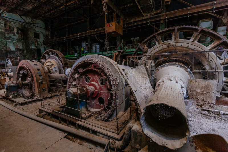 Old Abandoned Mining Processing Plant Stock Photo - Image of plant ...