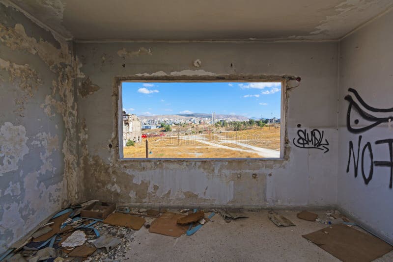 Old abandoned office stock photo. Image of chairs, dark - 37965548