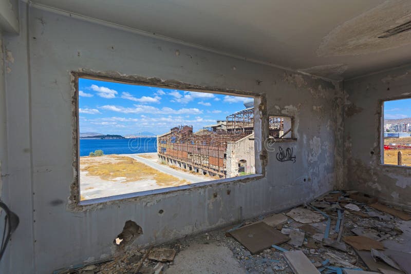 Old abandoned office stock image. Image of abandoned - 75765027