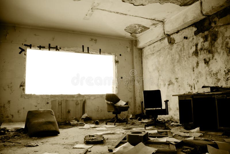 3+ Destroyed abandoned office Free Stock Photos - StockFreeImages