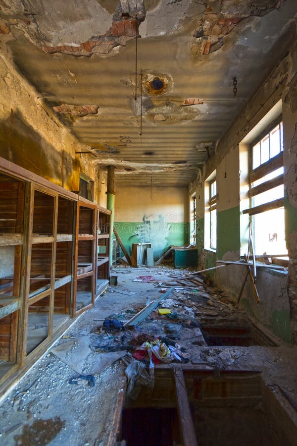 Old abandoned office stock photo. Image of chairs, dark - 37965548