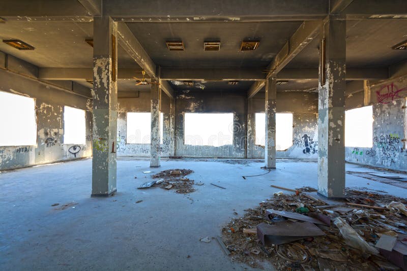 Old abandoned office stock photo. Image of dirt, bare - 72497068