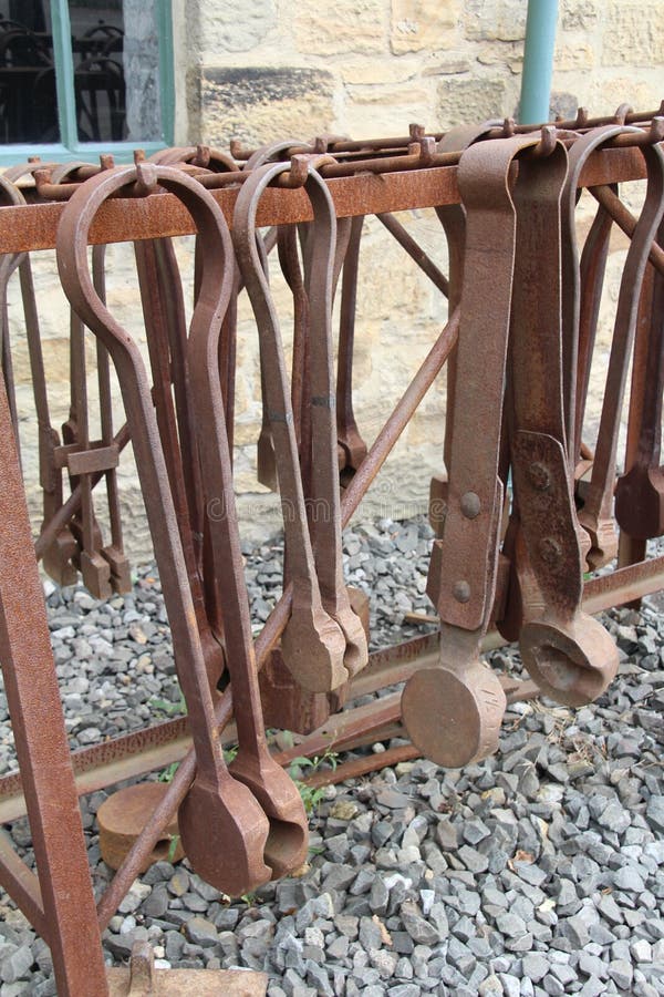 Old Abandoned Piece of Engineering Stock Photo - Image of metal ...