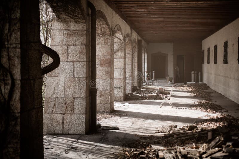 Old Abandoned Rehab Hospital in Germany Editorial Stock Photo - Image ...