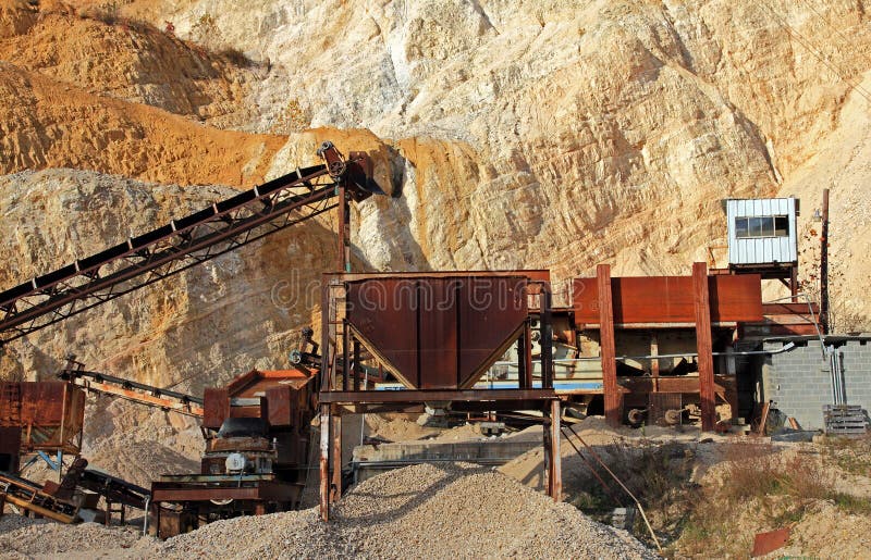 Rock Quarry stock image. Image of work, slate, extraction - 29743327