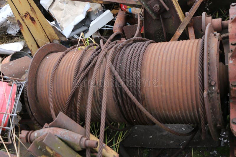 Old Abandoned Rusty Machine Tool Stock Photo - Image of industrial ...