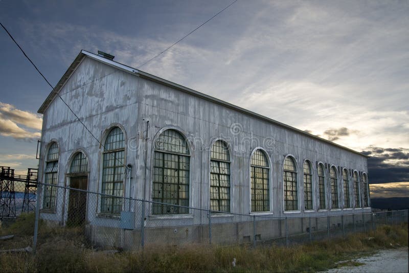 Old Abandoned Storage Warehouse Stock Photo - Image of storage, door ...