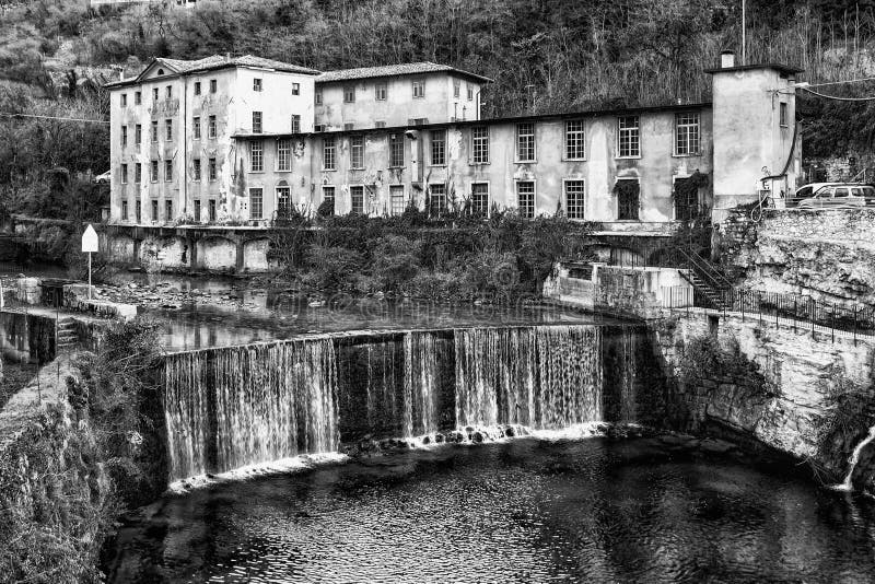 Old Abandoned Textile Factory. Stock Photo - Image of river, water ...