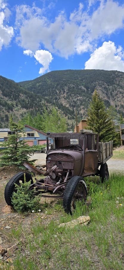 Old Abandoned Truck Model AA Stock Image - Image of truck, model: 352245253