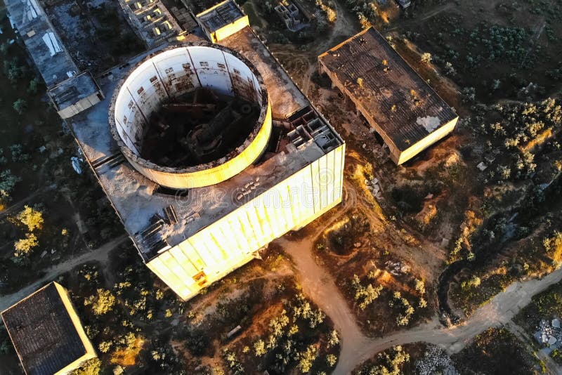 Abandoned Unfinished Nuclear Power Plant Stock Image - Image of ...