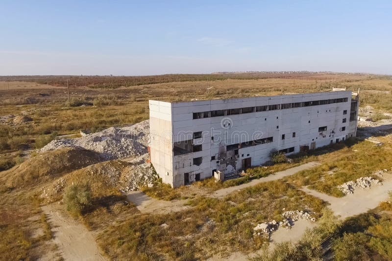 Abandoned Unfinished Nuclear Power Plant Stock Image - Image of reactor ...