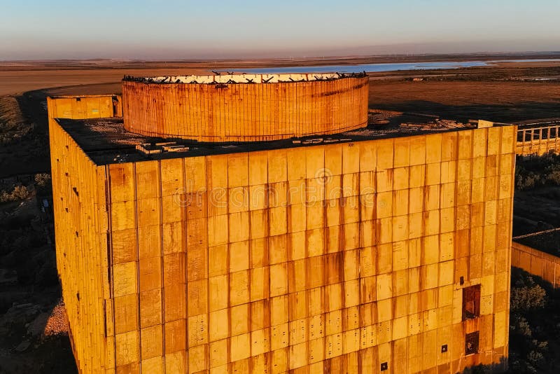 Abandoned Unfinished Nuclear Power Plant Stock Image - Image of ...