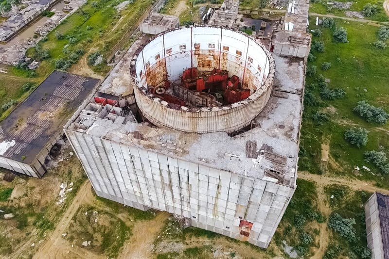 Abandoned Unfinished Nuclear Power Plant Stock Photo - Image of crash ...