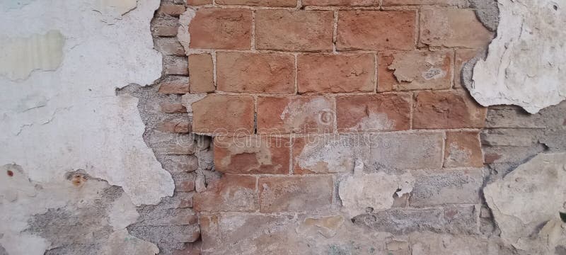 Old Abandoned Wall, Wall Built with Different Materials Stock Photo ...