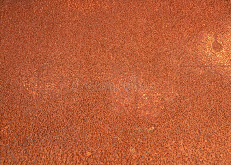 Old Abstract Light Metal Texture Covered with Red Rust for Background ...