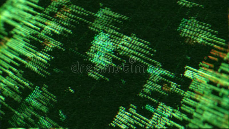 Old Abstract Vhs Monitor or Hacker Display with Blurred Effect ...