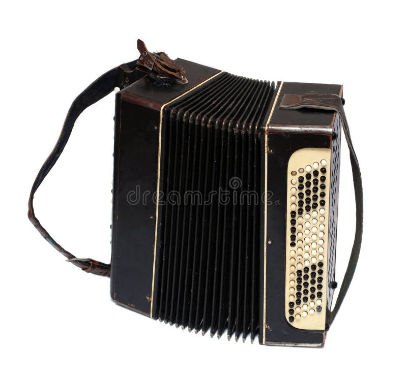 Old accordion stock photo. Image of isolated, accordion - 4180120
