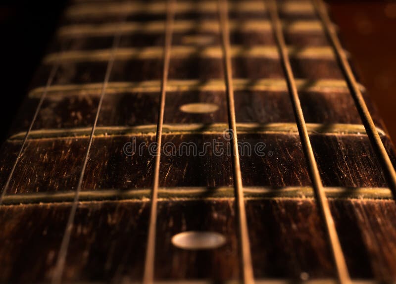 Old acoustic guitar stock photo. Image of music, musical - 115888872