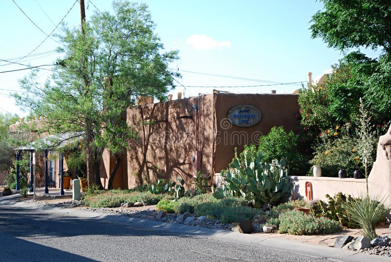 The Old Adobe Town of Mesilla, New Mexico Editorial Photo - Image of ...