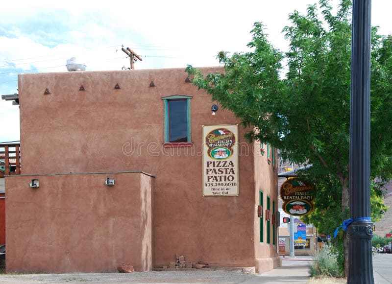 The Old Adobe Town of Moab, Utah Editorial Stock Image - Image of ...