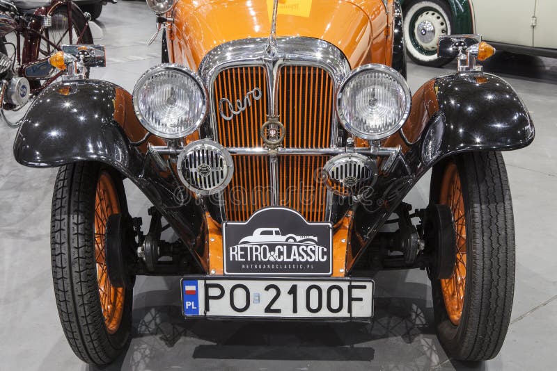 Old Aero Car on Static Display Editorial Photography - Image of ...